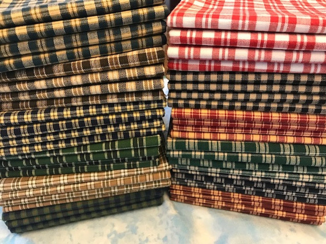 Homespun You Pick!! Homespun Fabric CONTINUOUS CUT for YOU !! New ...