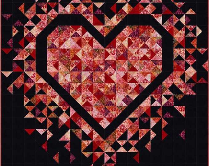 Quilt Patterns EXPLODING HEART by Slice of Pi Quilts. Quilt Pattern New ...