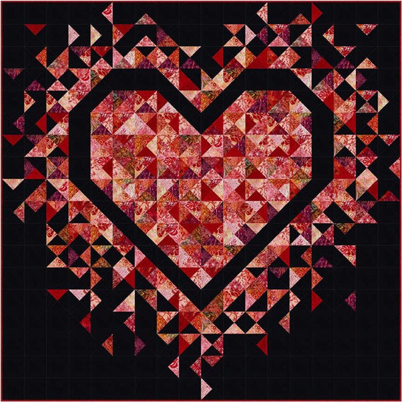 Exploding Heart Quilt Pattern - Etsy