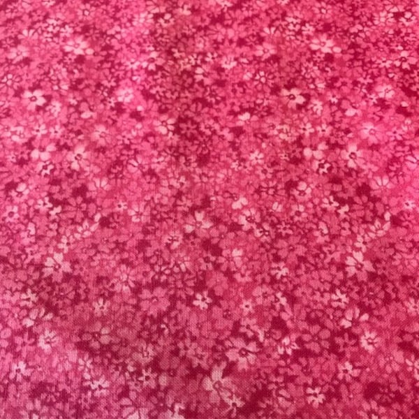 Pink Floral Fabric - Etsy