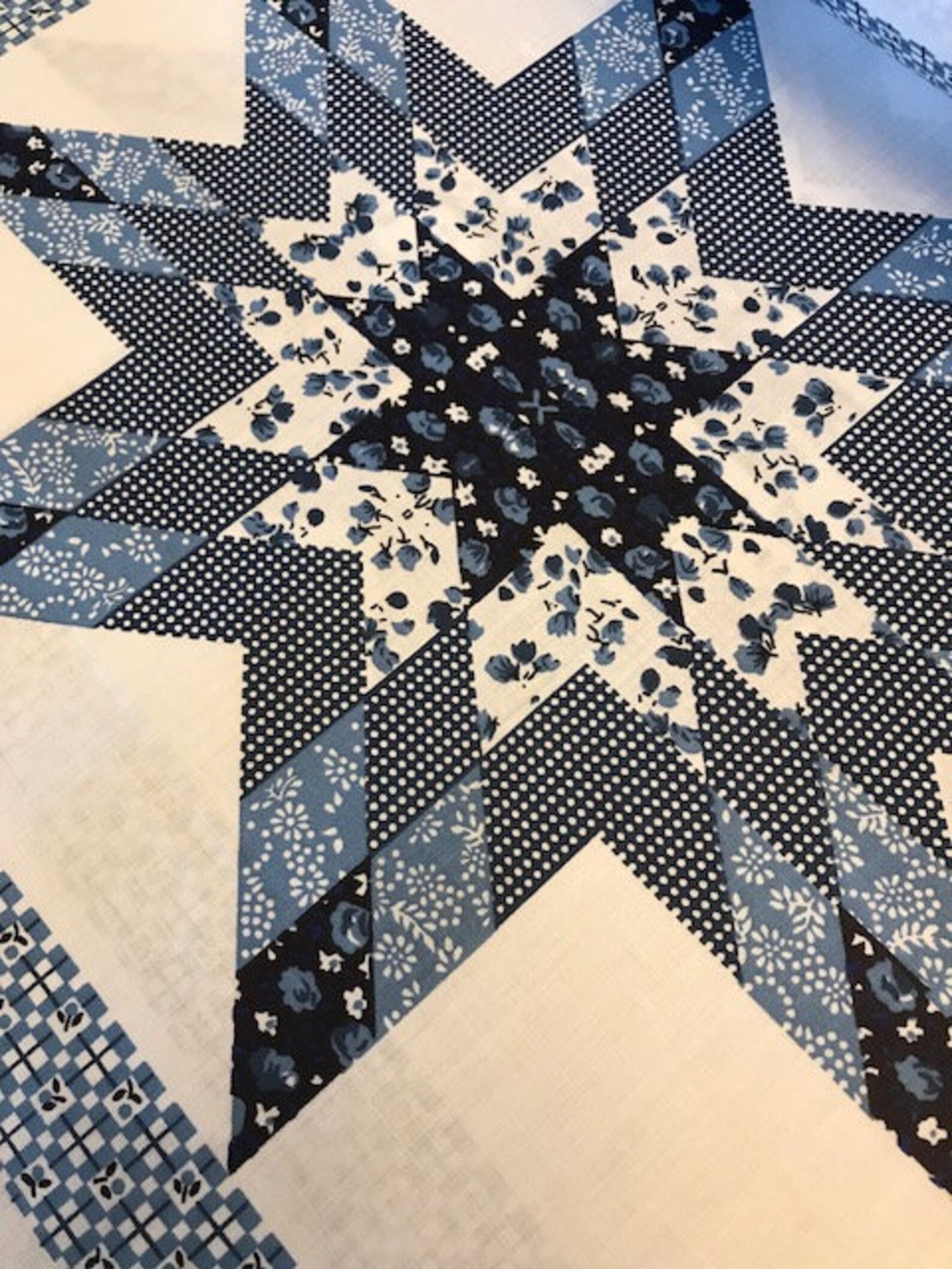 FABRIC Quilt Top 90 Cheater Quilt Top Fabric SALE - Etsy
