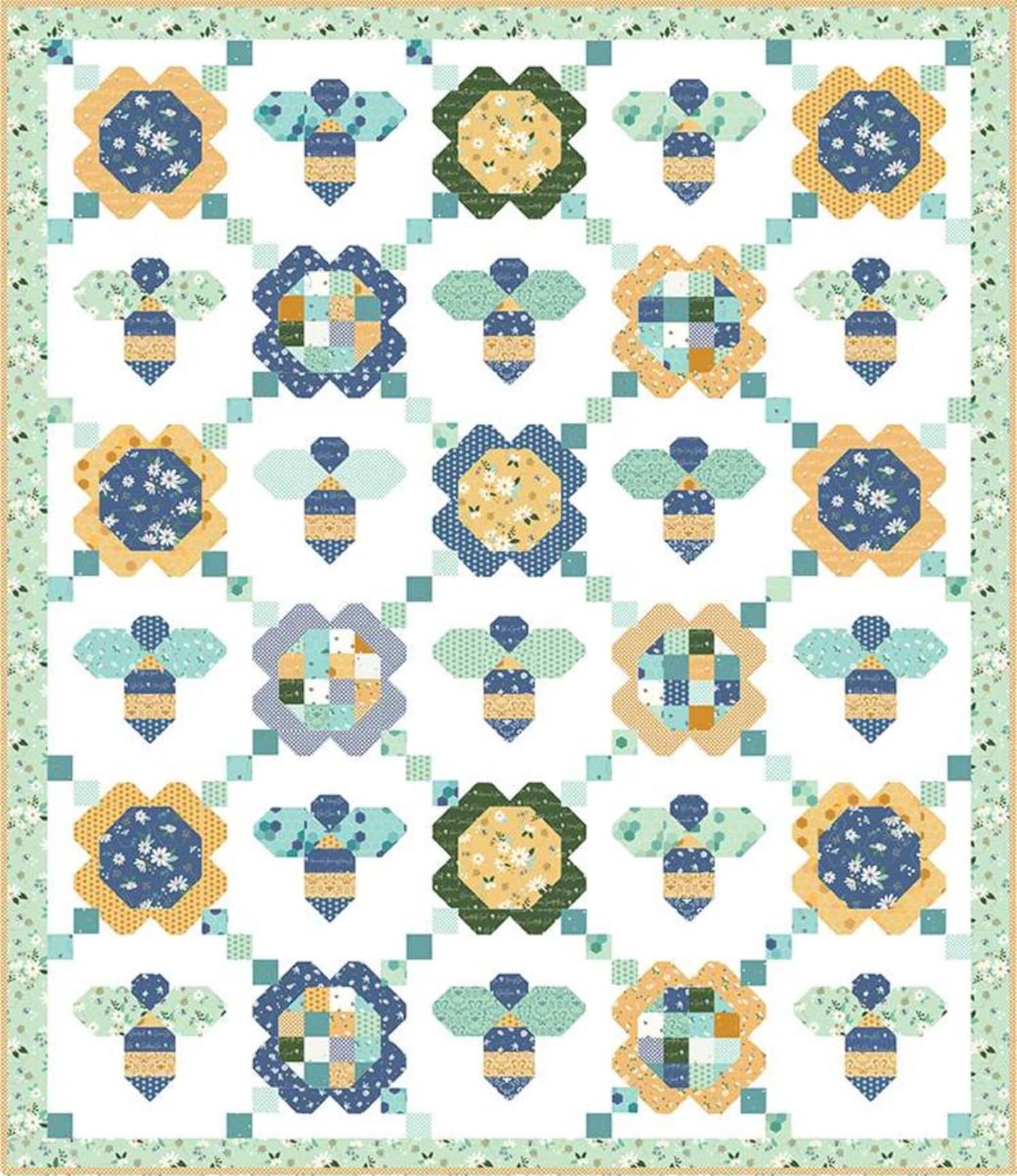 Quilt Pattern *DAISY A DAY* Quilt Pattern - New by Beverly Mccullough ...
