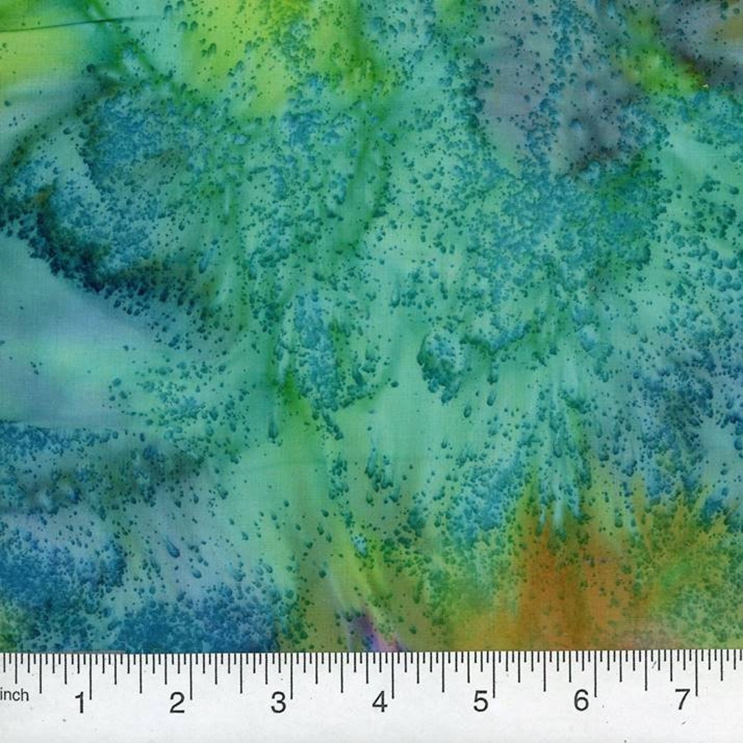Fabric RAINBOW SPLATTER New!! Blue/pink/purple/yellow Gorgeous Cotton ...
