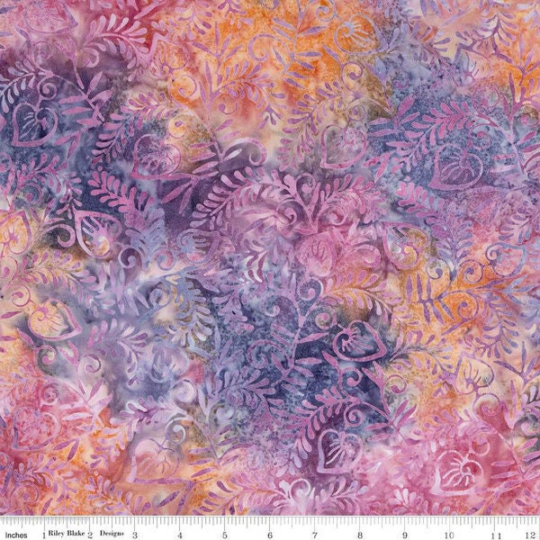 Purple Batik Fabric - Etsy