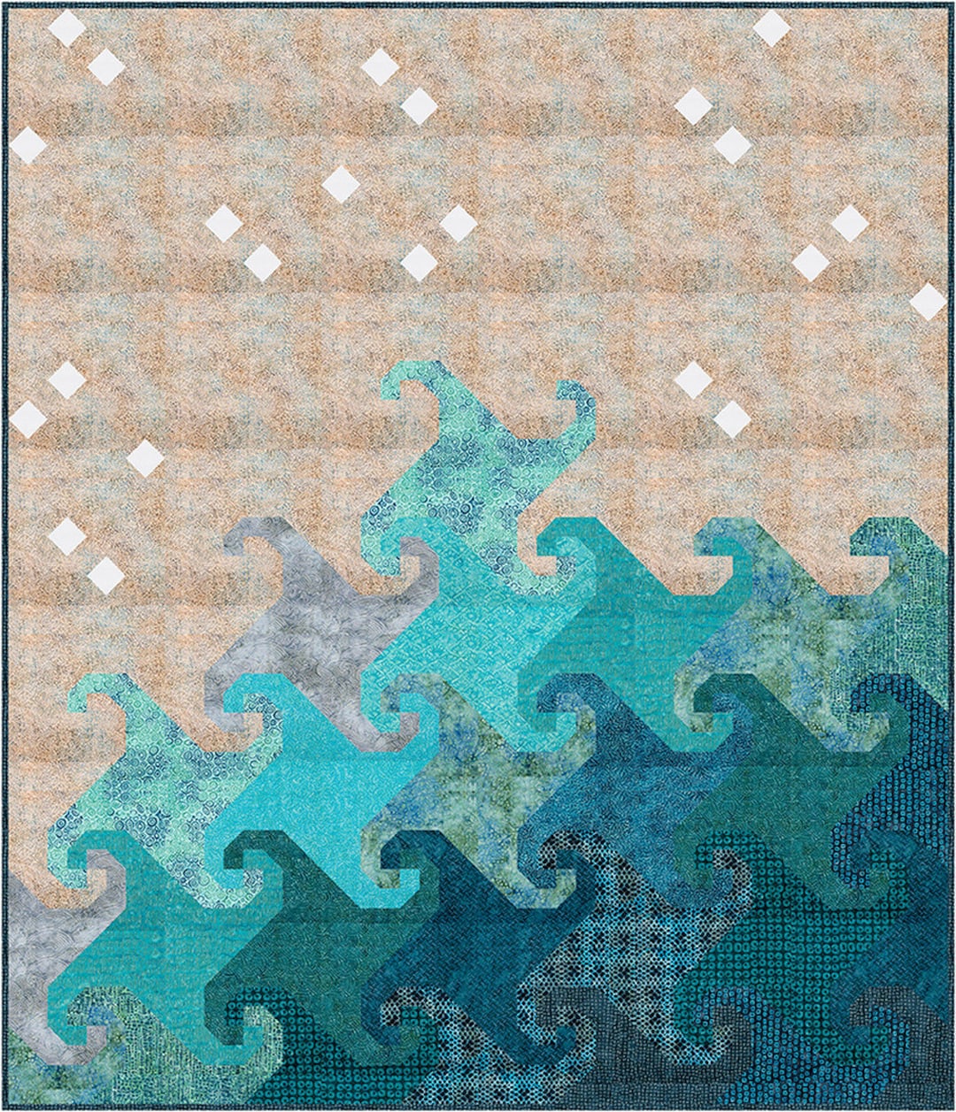 Quilt Pattern *OCEANS EDGE* New by Jennifer Long for Riley Blake ...