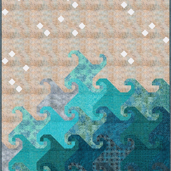 Ocean Quilt Pattern - Etsy
