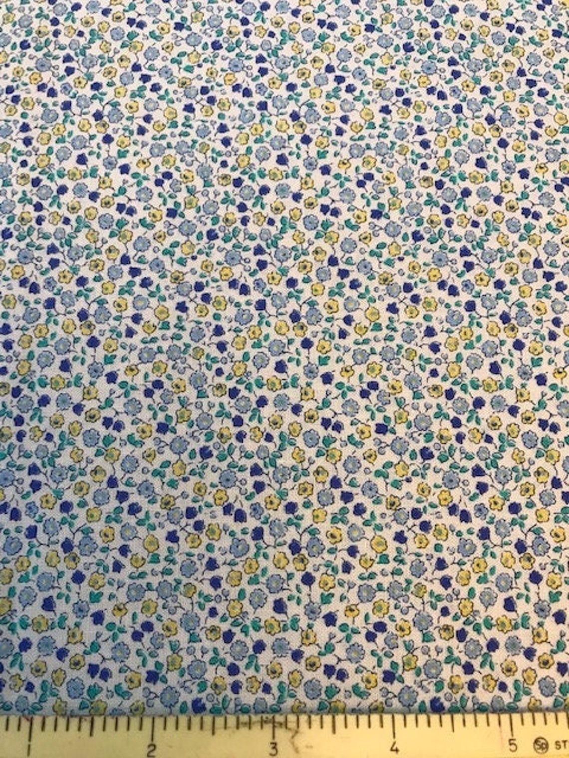 Liberty Fabrics Liberty Flower Show Suffolk Fields F TINY - Etsy