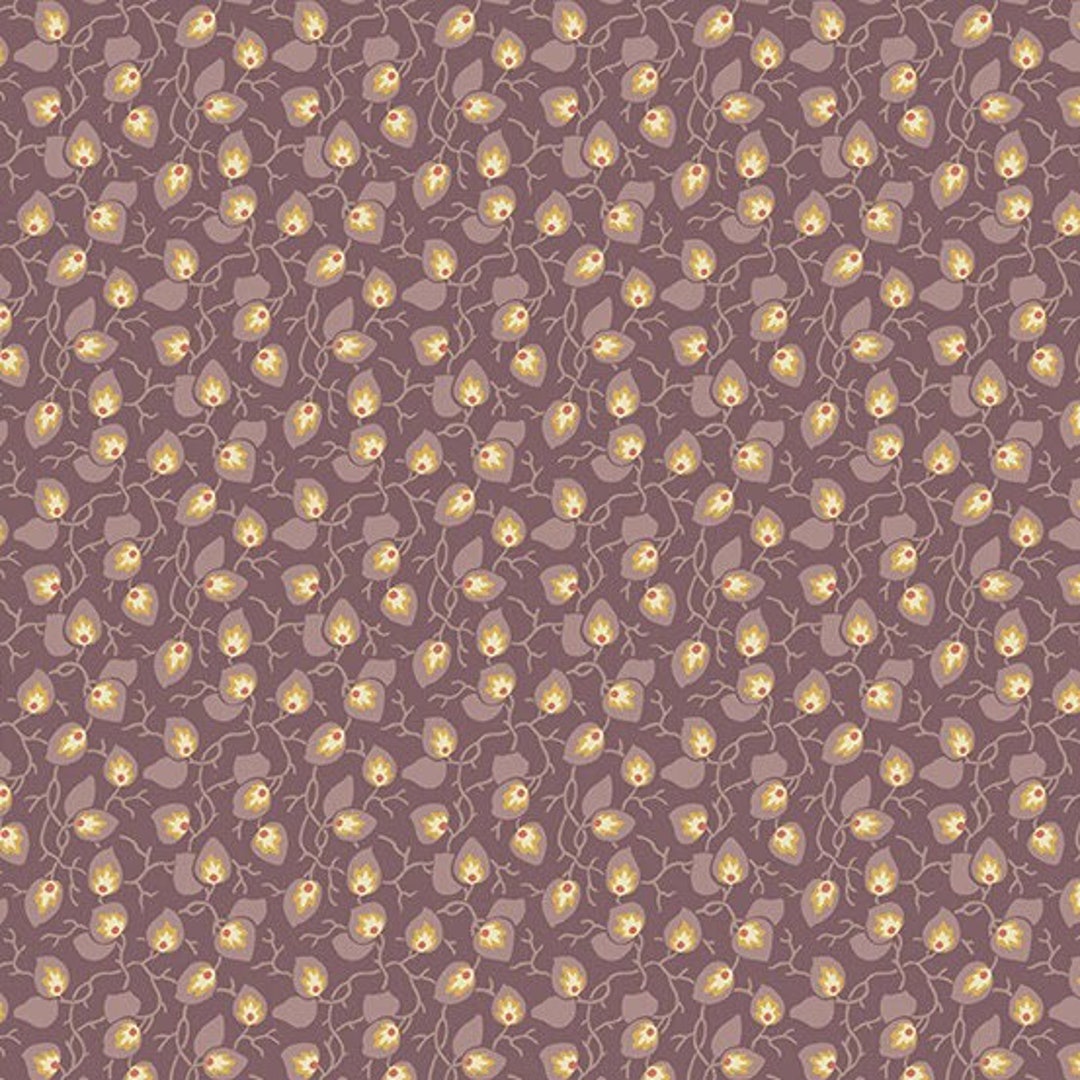 Fabric *PRACTICAL MAGIC* LILAC Vine - New - 100% Premium Cotton by ...