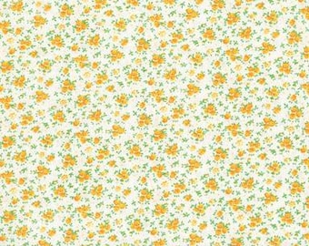 Yellow Floral Fabric | Etsy
