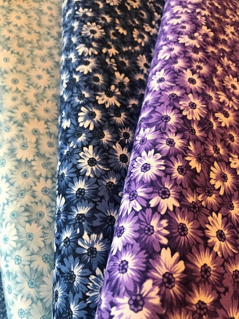 Fabric by the YARD - Calico Daisy NEW!!! YOU Pick!! - Etsy