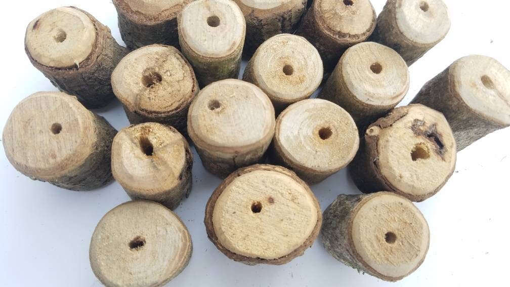 Handmade Beads Oak Wood Beads Chunky Real Wood Macrame - Etsy