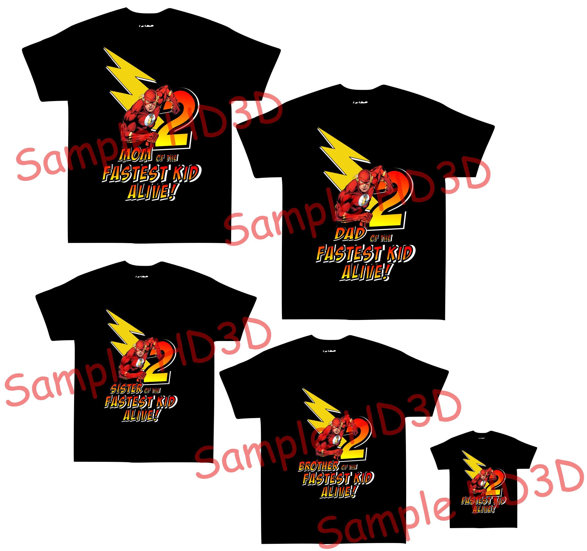 Flash Family SVG - Etsy
