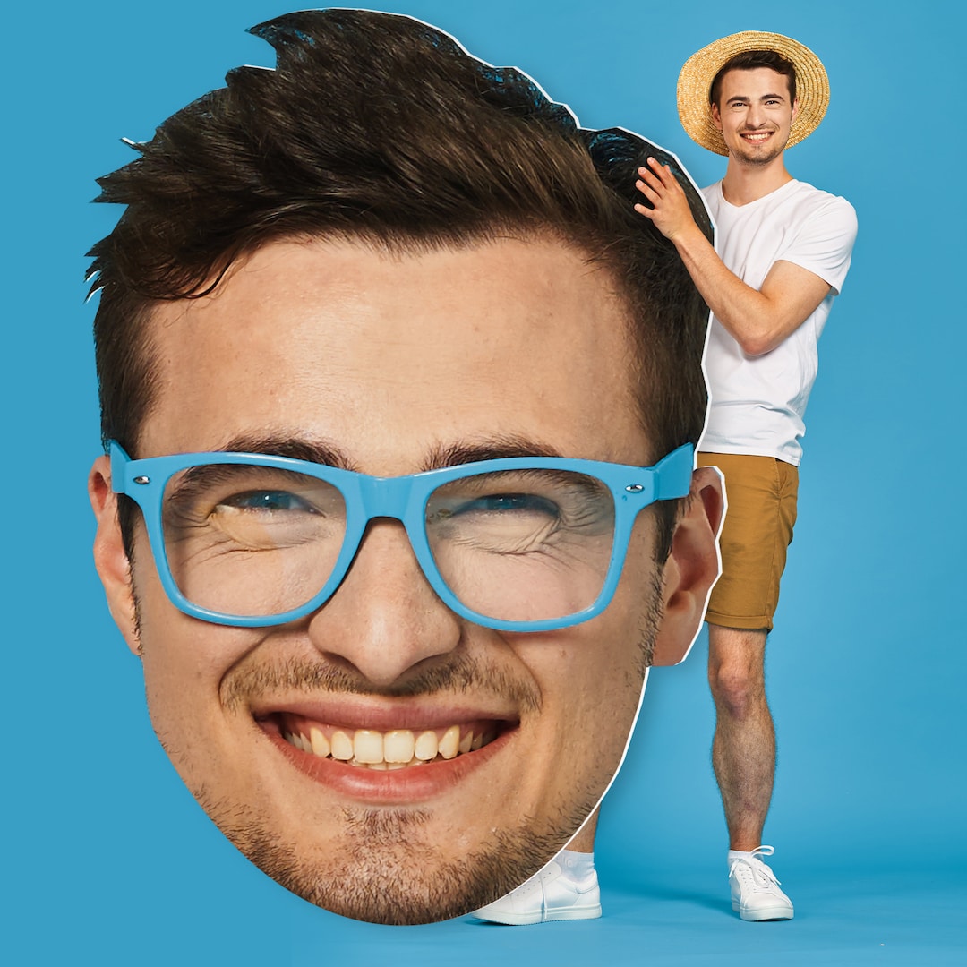 Custom Face Cutout: Personalized Big Head Photo Prop - Etsy