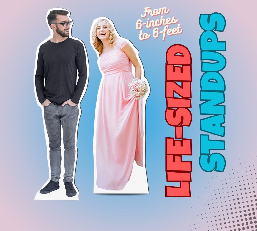 Personalized Life Size Cutout: Custom Photo Foam Board Party Decoration ...