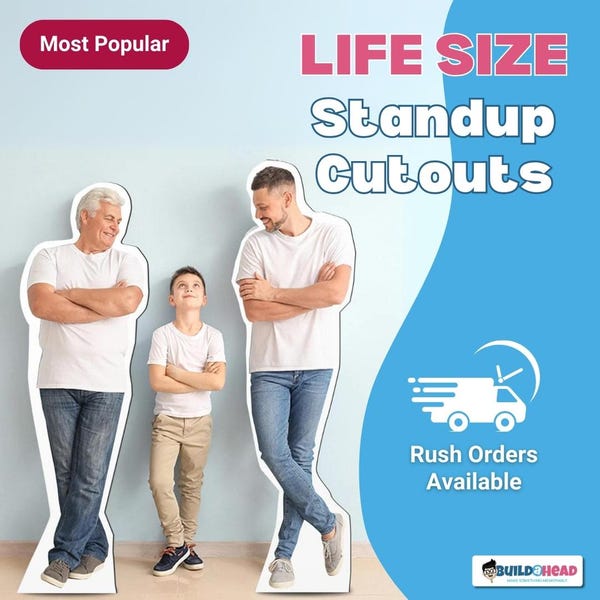 Cardboard Cutout Person - Etsy