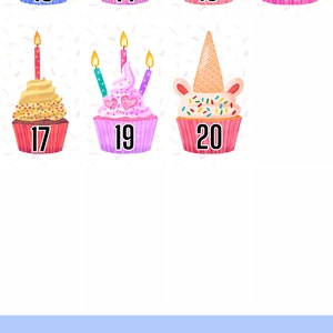 20-player Printable Birthday Cupcake Cakewalk for Parties, Birthday ...