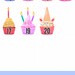 20-player Printable Birthday Cupcake Cakewalk for Parties, Birthday ...