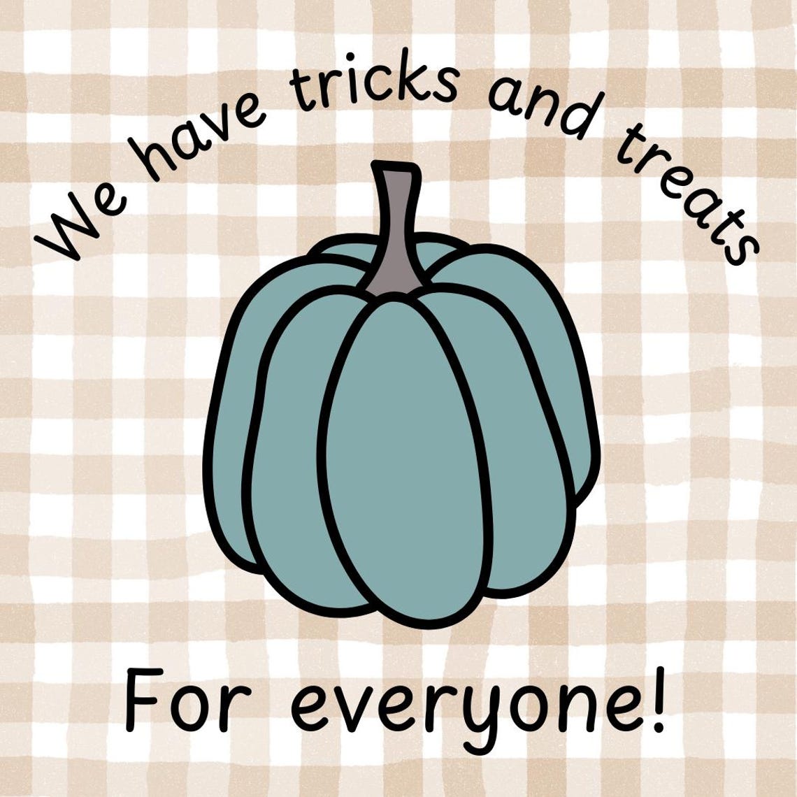 Teal Pumpkin Project Printables, Allergy-free Trick-or-treating Signs ...