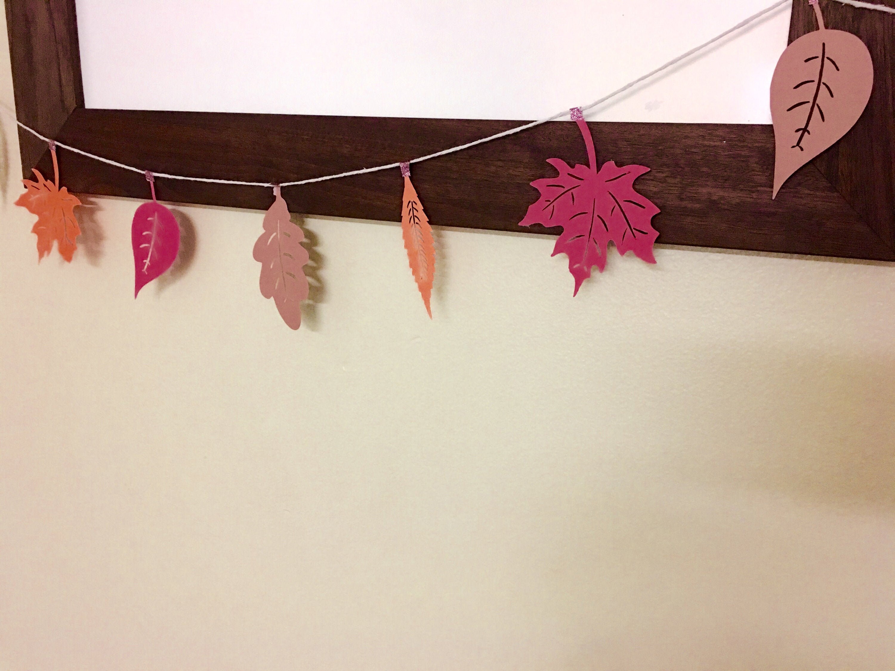 Autumn Leaf Banner (digital), Thanksgiving Decoration Banner, Fall ...