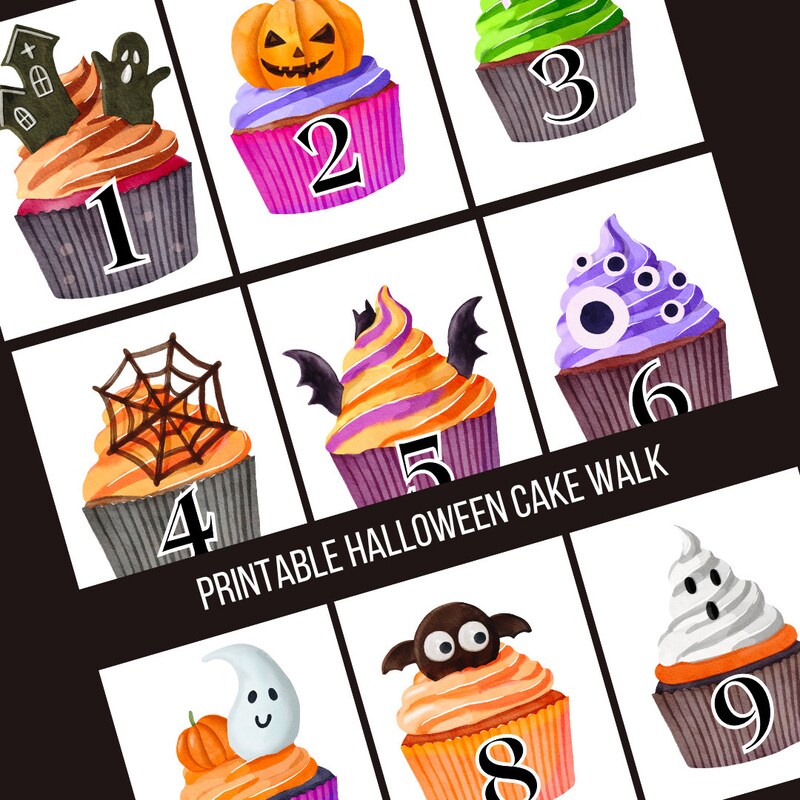 Cake Walk Numbers - Etsy