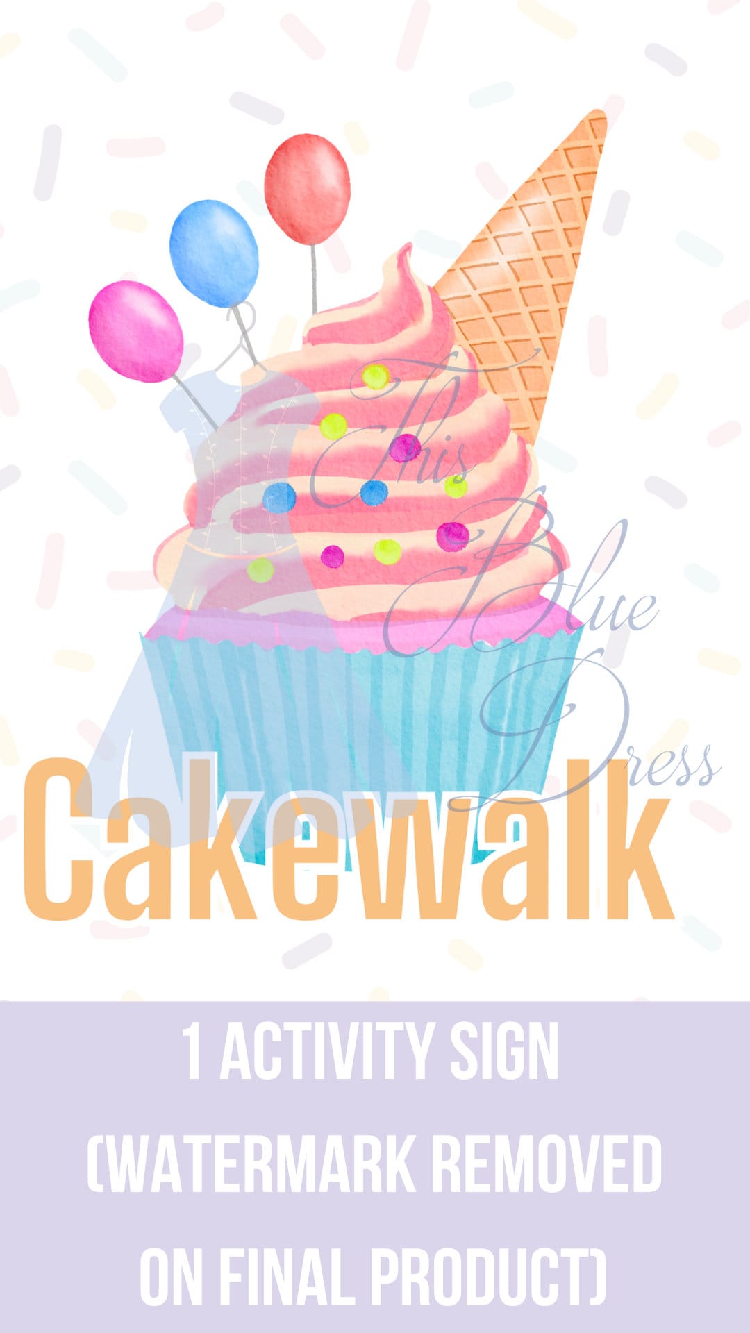 20-player Printable Birthday Cupcake Cakewalk for Parties, Birthday ...