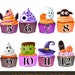 12-player Printable Halloween Cupcake Cakewalk for Parties, Trunk or ...