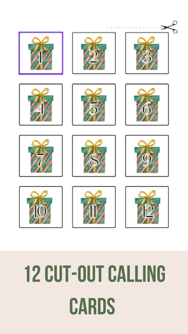 12-player Nutcracker Themed Printable Cakewalk, Christmas Cake Walk for ...