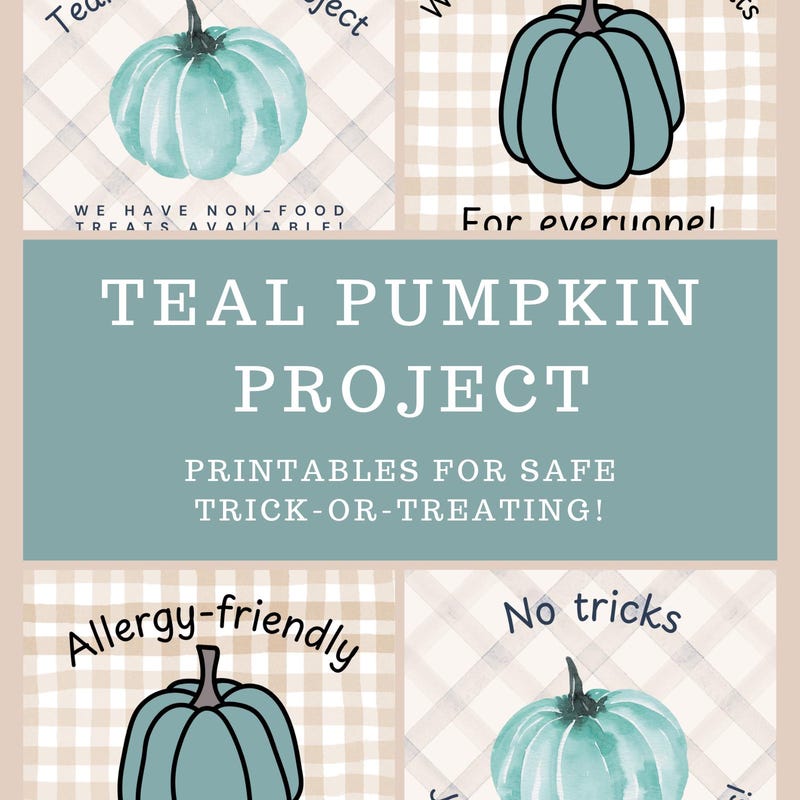 Teal Pumpkin - Etsy