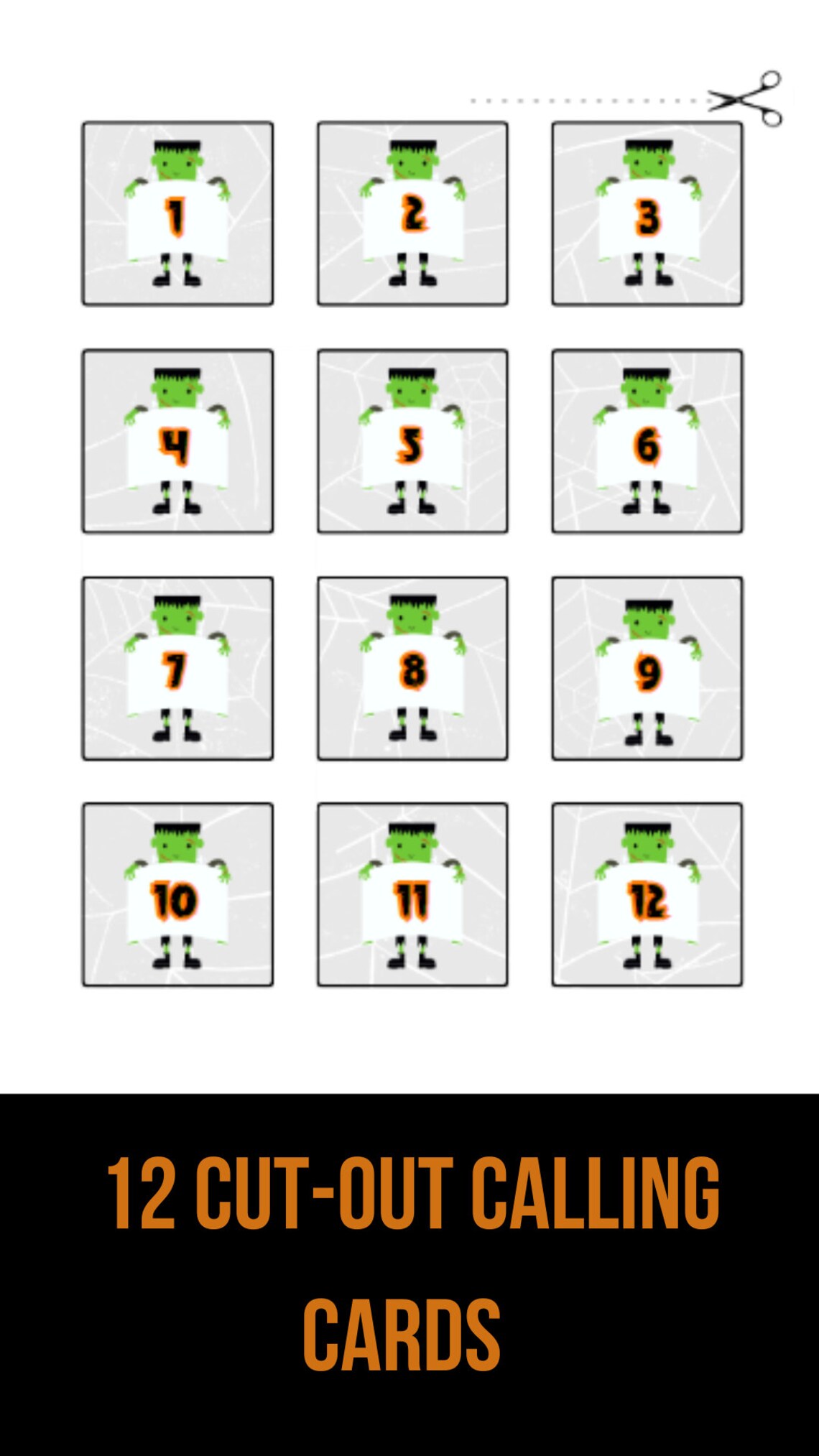 Monster Mash Printable Cake Walk, Frankenstein Cake Walk, Halloween ...