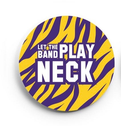 Let the Band Play Neck Button - Etsy