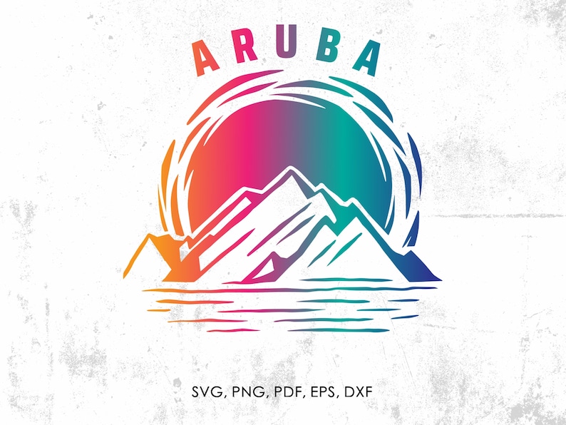 Aruba Svg, Summer Vacation, Spring Break, Beach Svg, Png, Eps, Vector ...