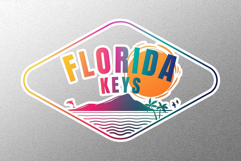 Florida Keys Svg, Summer Beach Vacation, Spring Break | Png, Eps ...
