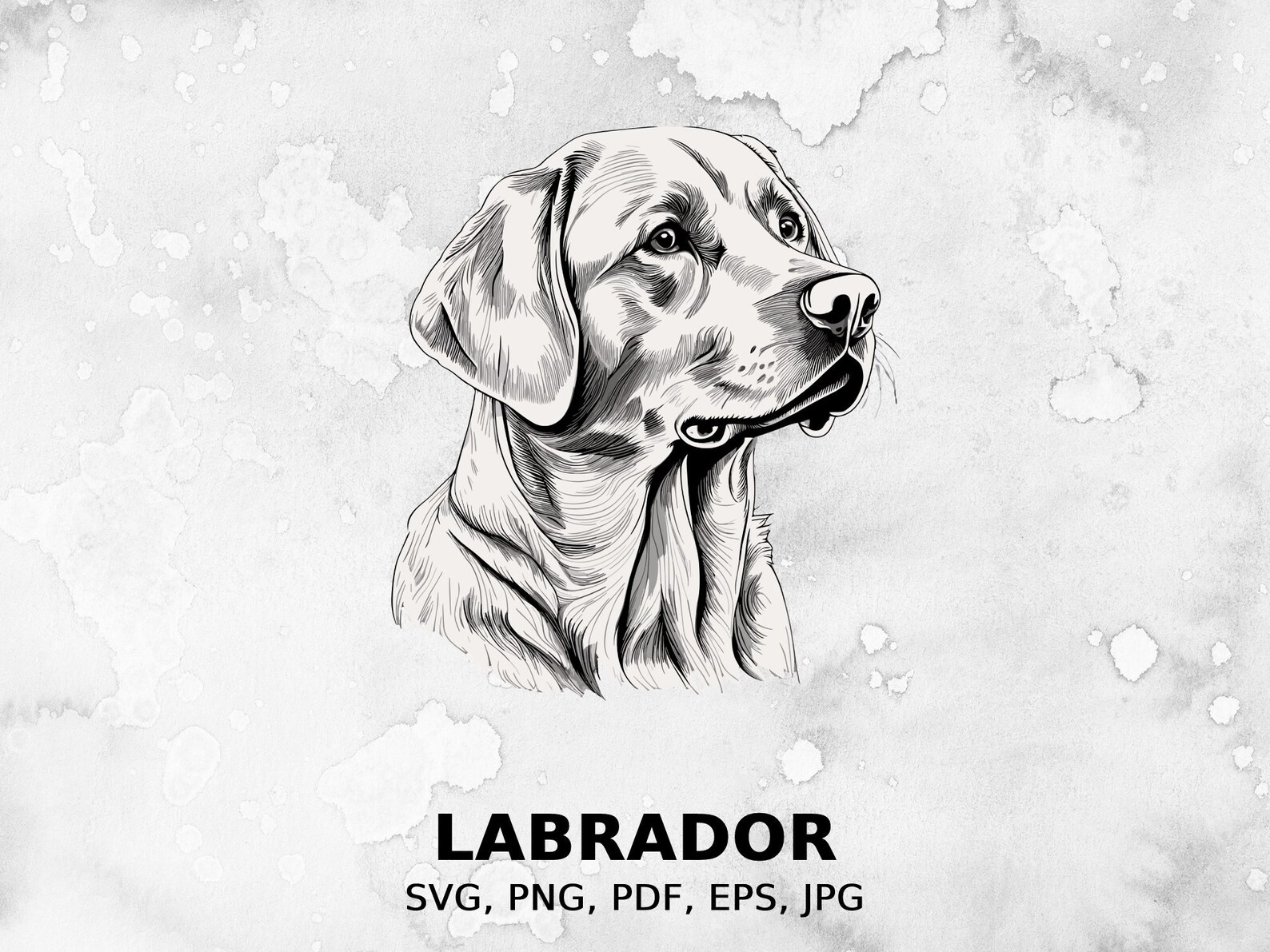 Labrador Svg Dog Svg File Pet Svg Pdf File Png Eps File - Etsy