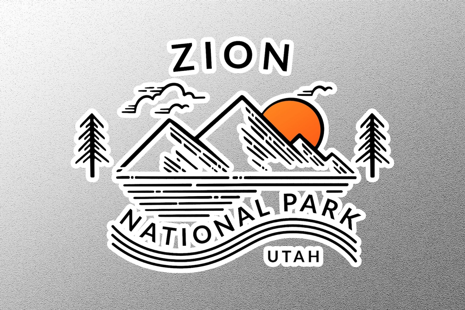Zion National Park Svg Png Pdf Eps Jpg Clipart Graphic - Etsy