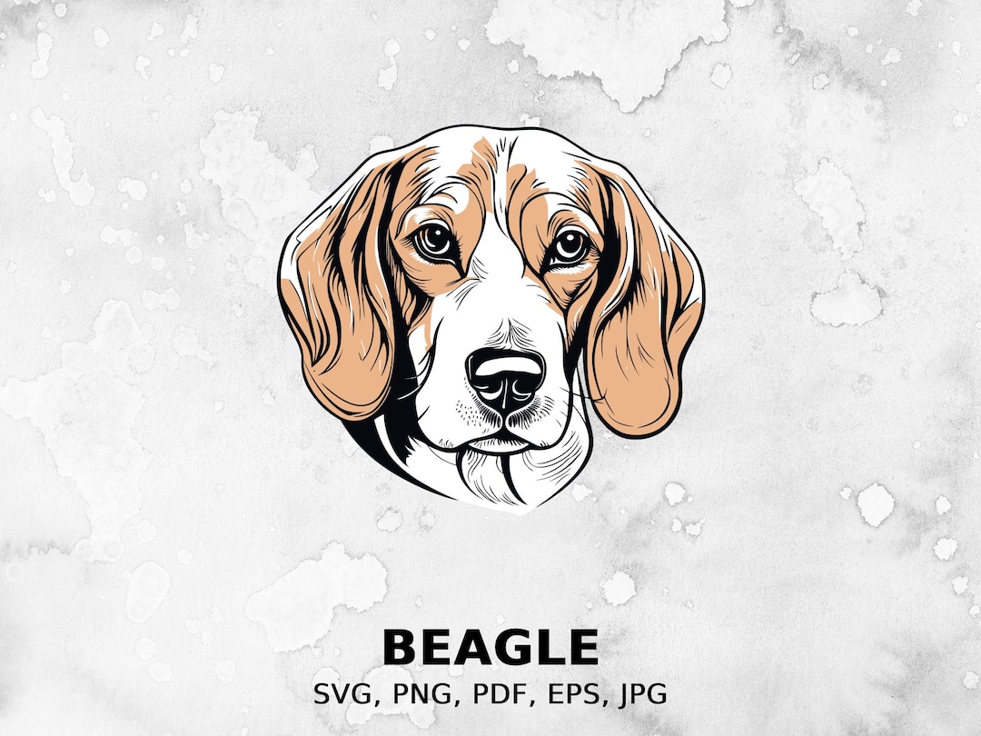 Beagle Svg, Dog Svg File, Pet Svg, Pdf File, Png, Eps File, Cut File ...