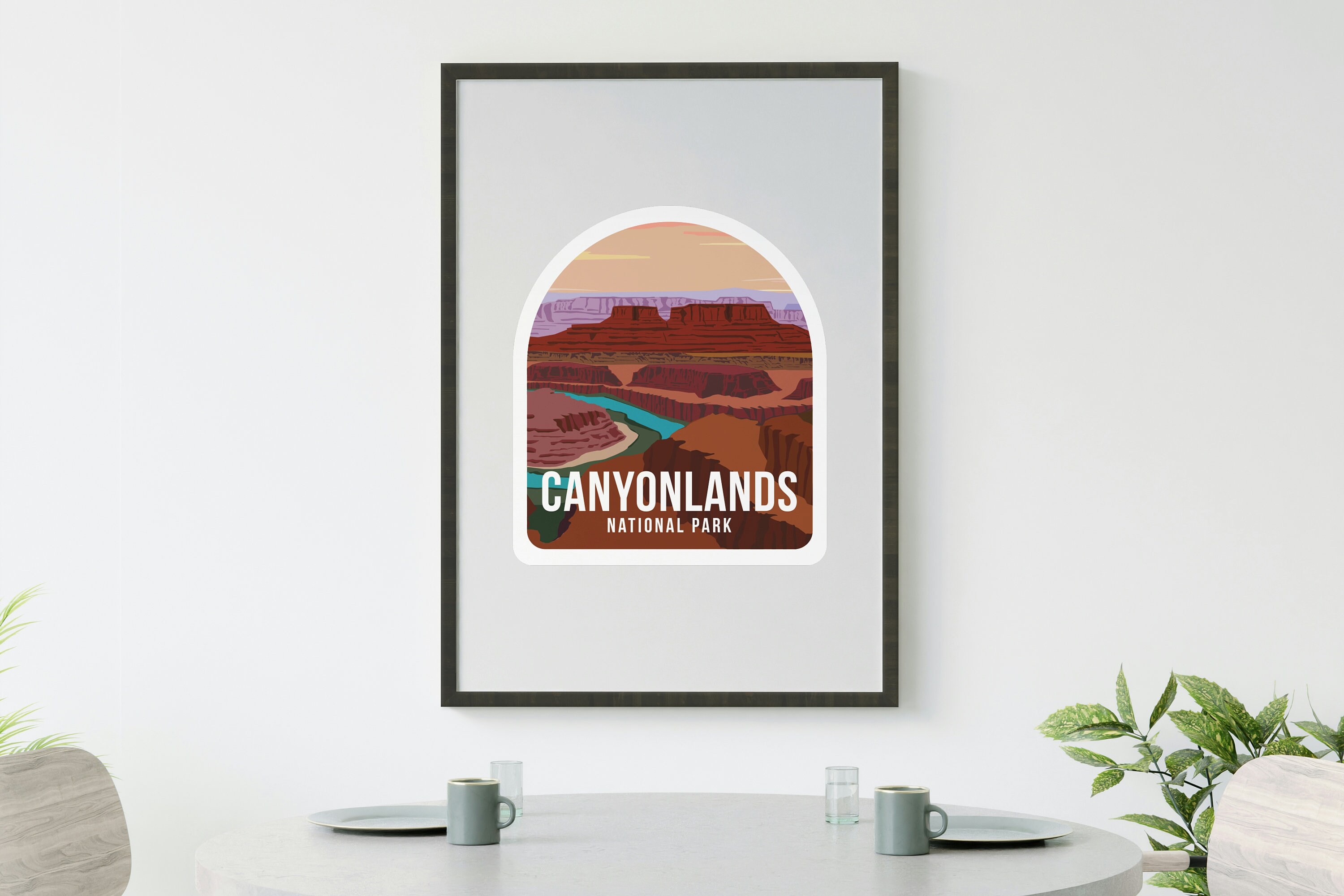 Canyonlands National Park Svg, Png, Pdf, Eps, Jpg Clipart, Graphic ...