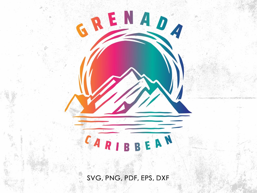 Grenada Svg, Summer Vacation, Spring Break, Beach Svg, Png, Eps, Vector ...