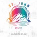 Saint John Svg, Summer Vacation, Spring Break, Beach Svg, Png, Eps ...