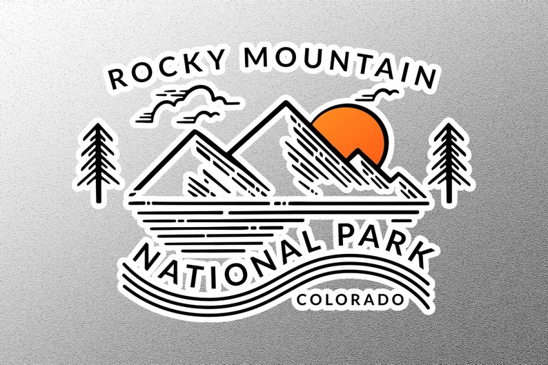 Rocky Mountain National Park Svg, Png, Pdf, Eps, Jpg Clipart, Graphic ...