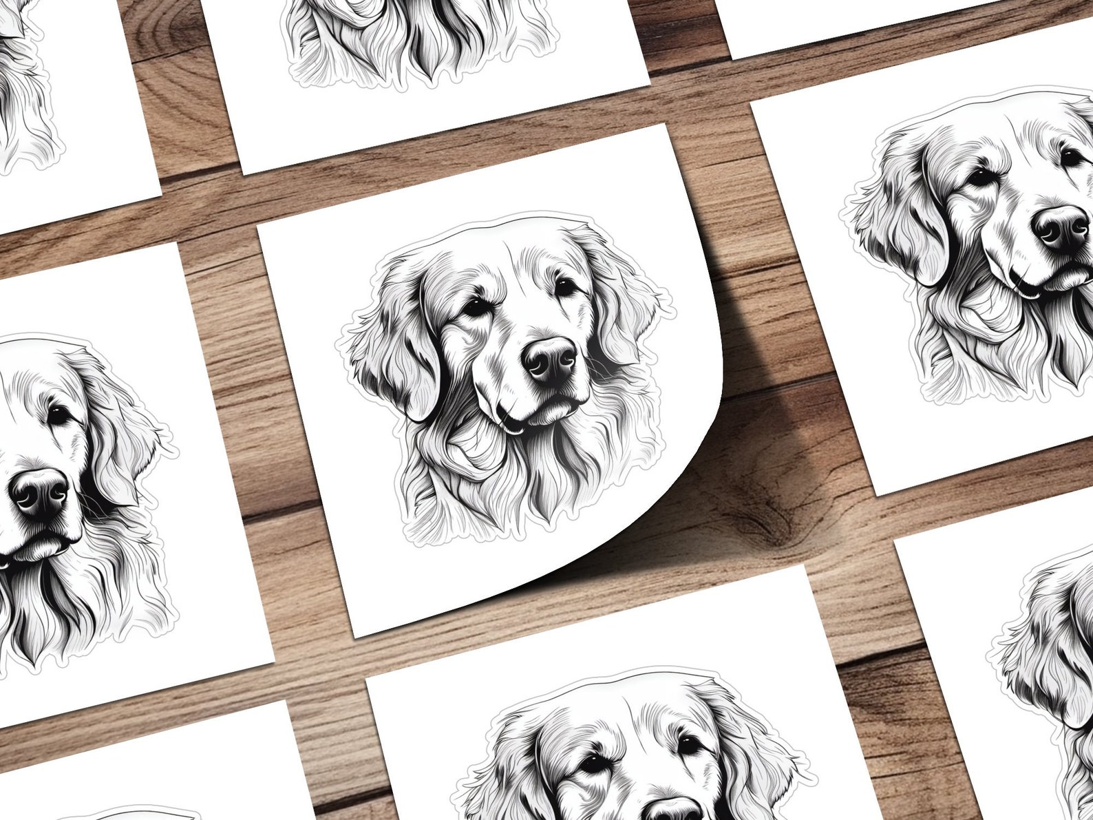Golden Retriever Svg Dog Svg File Pet Svg Pdf File Png - Etsy