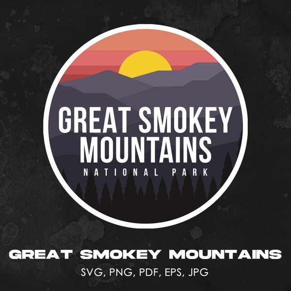 Great Smokey Mountains Svg - Etsy
