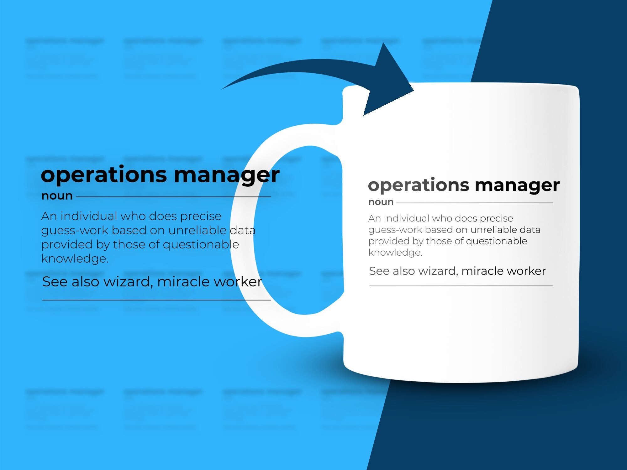 Operations Manager Svg, Definition Svg, Funny Operations Manager Gift ...