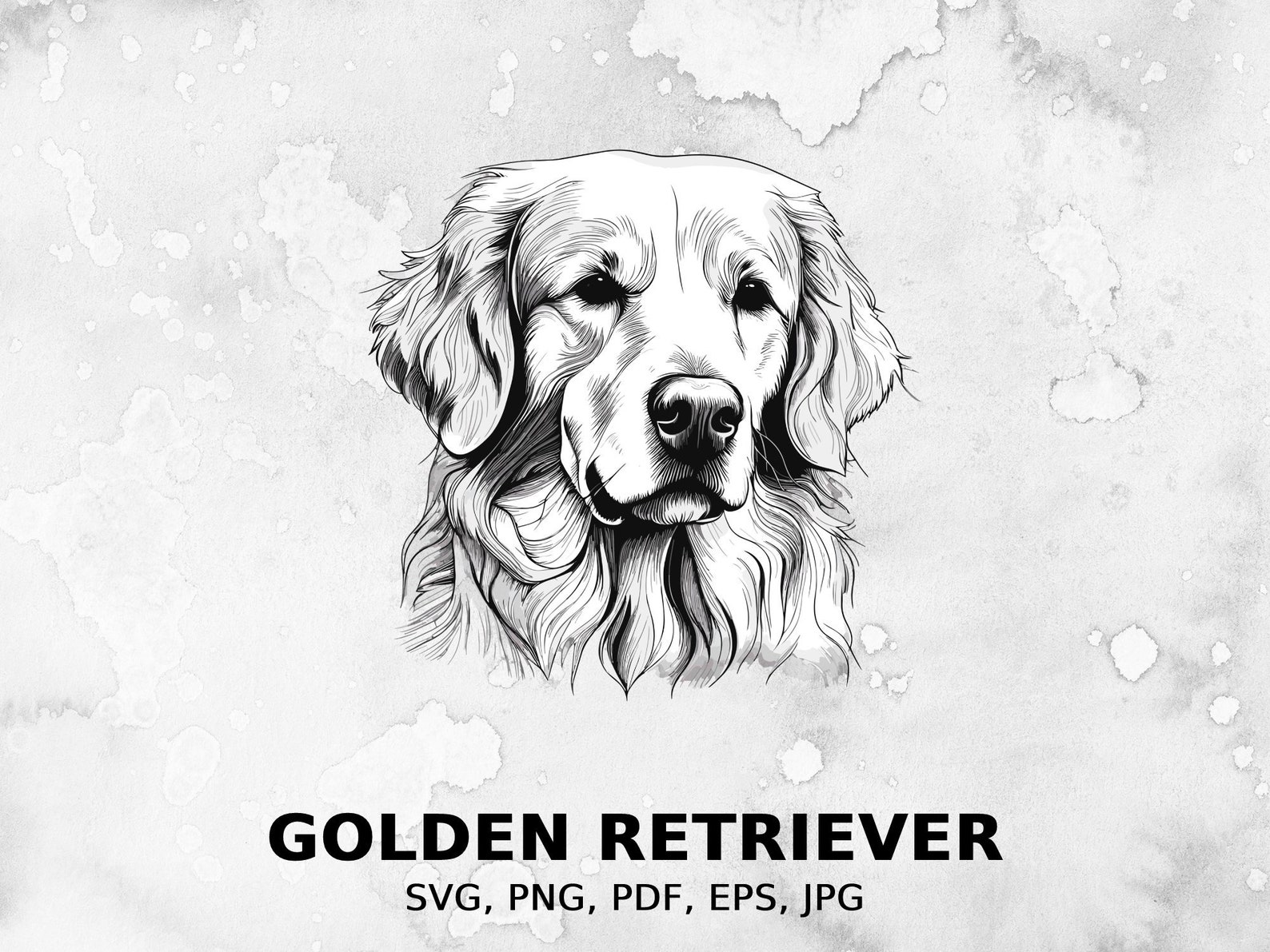 Golden Retriever Svg, Dog Svg File, Pet Svg, Pdf File, Png, Eps File ...