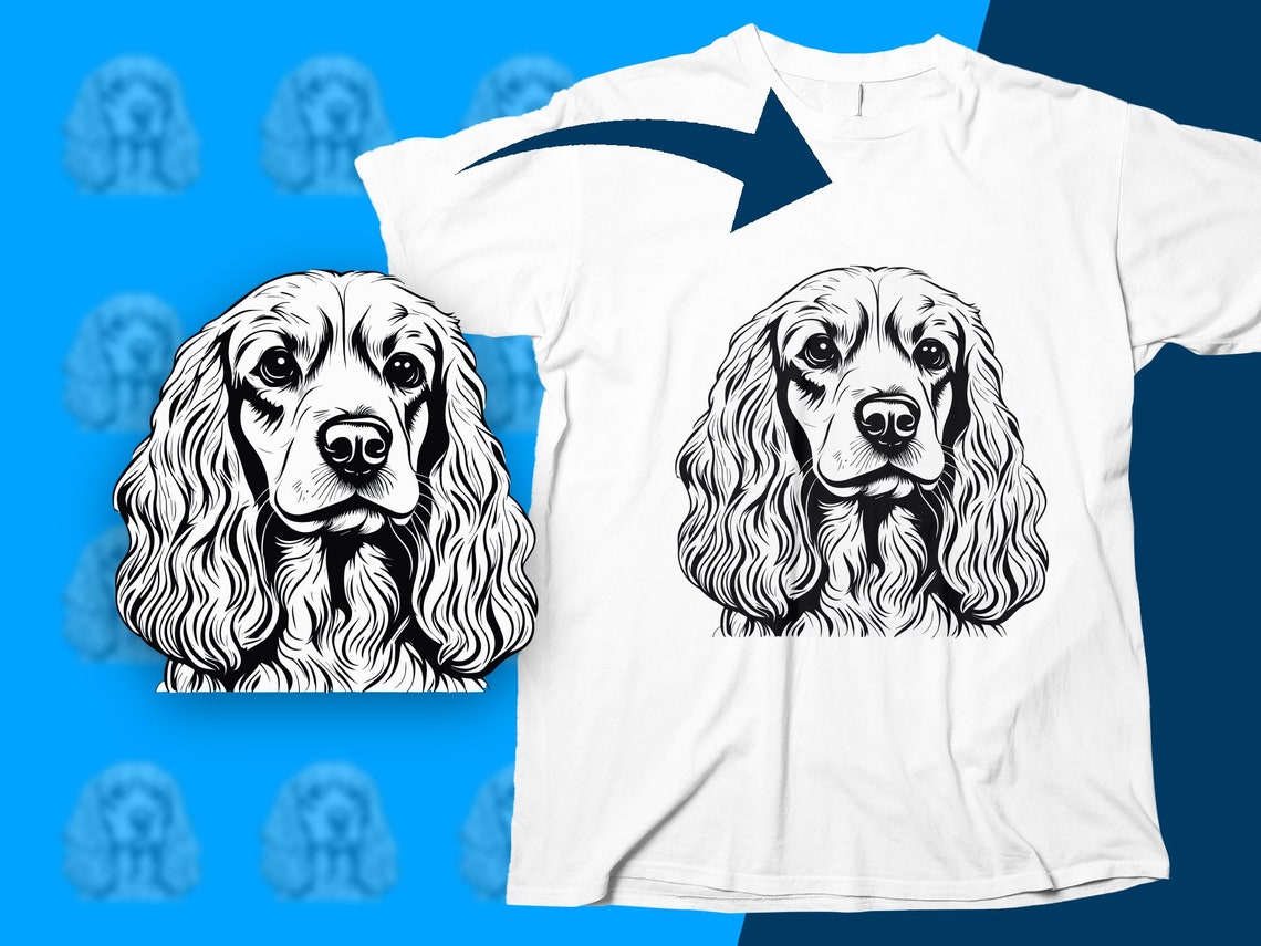 Cocker Spaniel Svg, Dog Svg File, Pet Svg, Pdf File, Png, Eps File, Cut ...