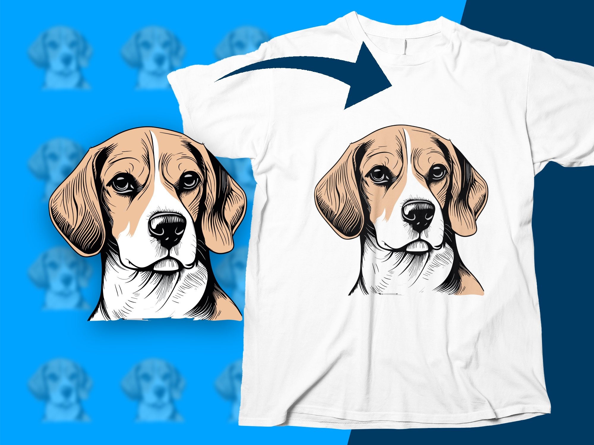 Beagle Svg Dog Svg File Pet Svg Pdf File Png Eps File - Etsy