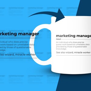 Marketing Manager Svg, Definition Svg, Funny Marketing Manager Gift ...
