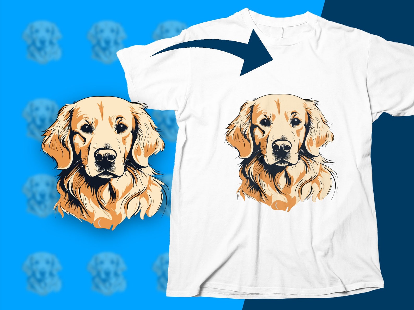 Golden Retriever Svg, Dog Svg File, Pet Svg, Pdf File, Png, Eps File ...