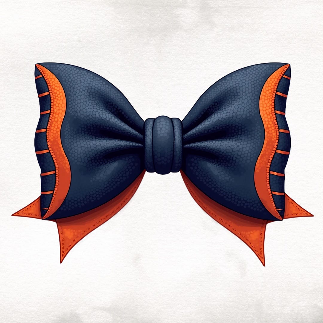 Football Bow Png, Football Mom Png, Football Png, Game Day, Fall ...