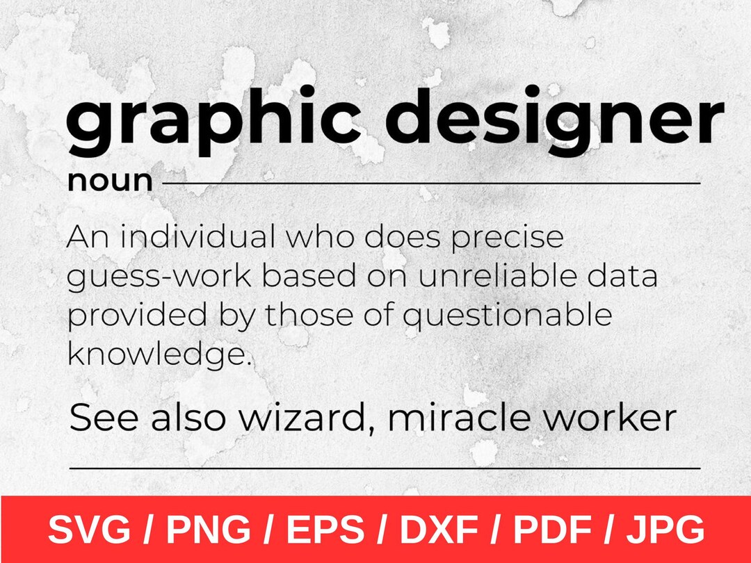 Graphic Designer Svg, Definition Svg, Funny Graphic Designer Gift, Job ...