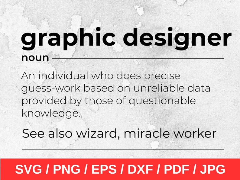 Graphic Designer Svg Definition Svg Funny Graphic Designer - Etsy